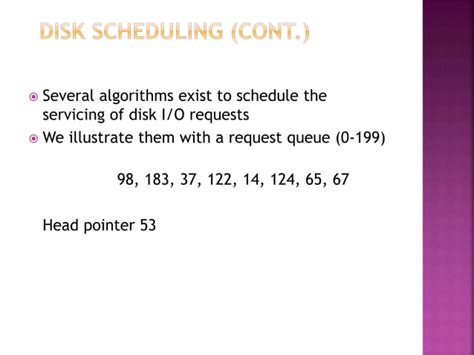 Disk Scheduling Concept Of Operating System Pptx