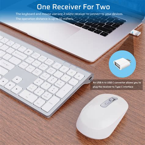Creatmor Wireless Keyboard And Mouse Rechargeable Keyboard And Mouse 2 4g Mouse And Keyboard For