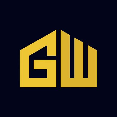 Premium Vector Gw Letter Initials Logo Modern Logo Real Estate Logo