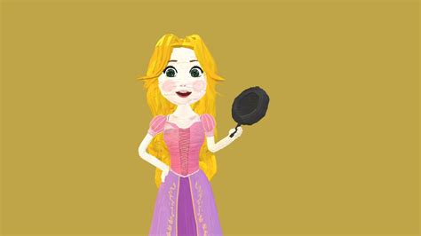 Disney Princess Rapunzel Download Free 3d Model By Onlyoneo