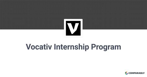 Vocativ Internship Program Comparably