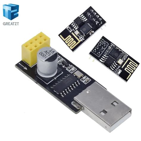 ESP01 Programmer Adapter UART GPIO0 ESP 01 Adaptater ESP8266 CH340G USB To ESP8266 Serial