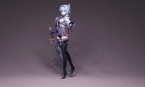 Anime Character Gi Eula 3d Model Cgtrader