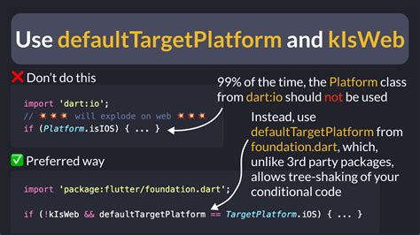 How To Use Defaulttargetplatform And Kisweb