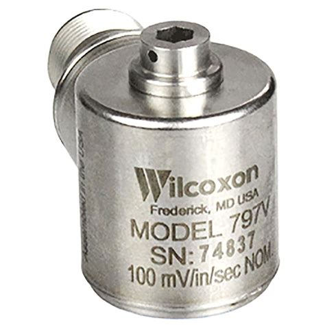 Wilcoxon Sensing Technologies 797v Velocity Output Sensor 100 Mv In Sec 10 Side Exit