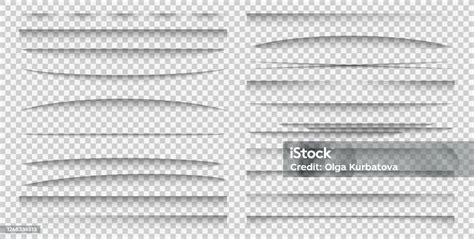그림자 오버레이 효과입니다 사실적인 다른 형태의 종이 칸막이 세트 포스터 또는 광고 배너 그림자 시트 프레임 템플릿 벡터