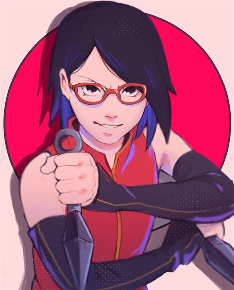 Uchiha Sarada Naruto And More Drawn By Xmonday Mintx Danbooru