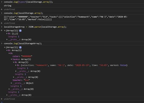 Javascript Why Is Jsonparse Not Parsing Inner Array Of Json Object