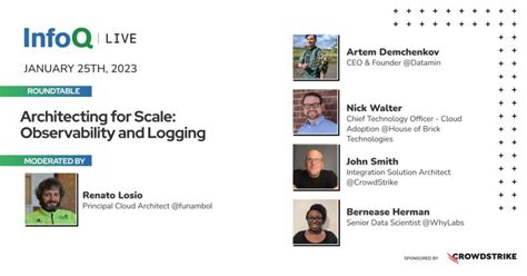 Datamin On Linkedin Just 2 Days Left Until The Infoq Live Roundtable About Data Observability