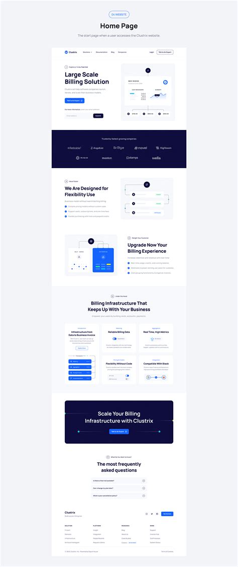 SaaS Billing Landing Page On Behance