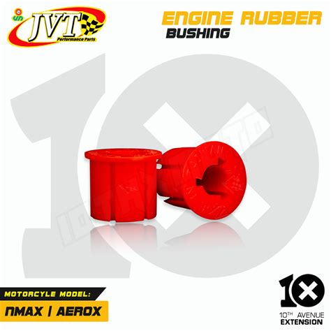 10thx Jvt Performance Engine Rubber Bushing For Nnmax V1 And V2 Aerox V1