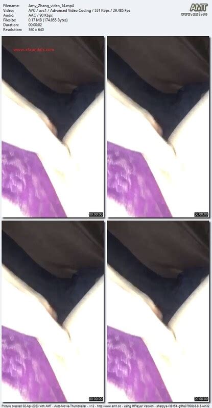 Amy Zhang Asian Sex Scandal