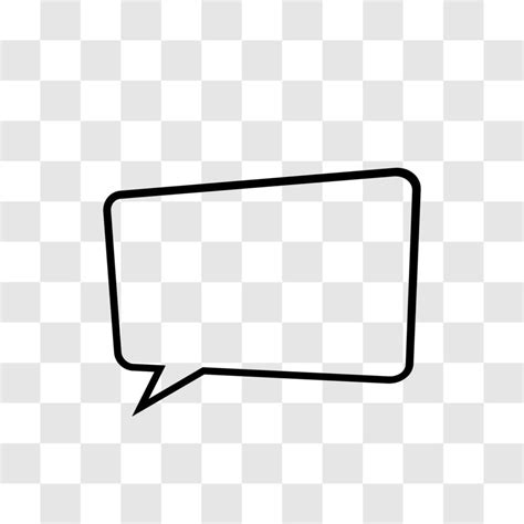 Simple Line Style Dialogue Box 3101270 Vector Art At Vecteezy