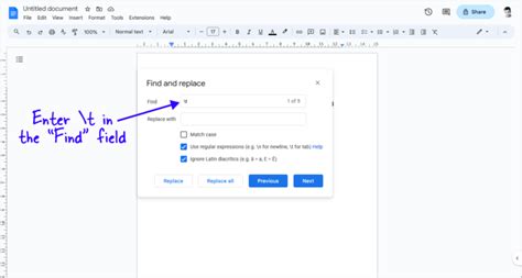How Many Spaces Is A Tab In Google Docs
