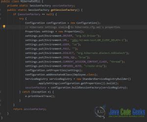 Hibernate Configuration Example Java Code Geeks