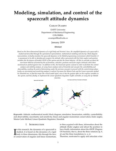 Spacecraft Attitude Determination And Control Pdf At Virginia Corns Blog
