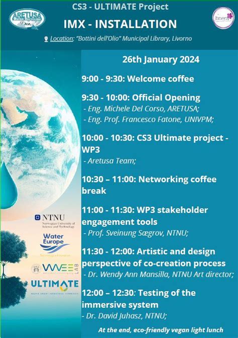 Imx Installation And Water Oriented Living Lab By Ultimate And Aquaspice Ultimate Water