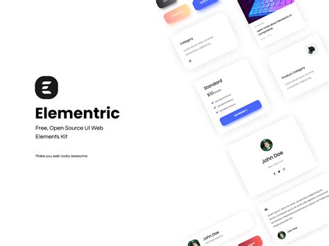 Elementric Web UI Elements Kit By Criatix On Dribbble