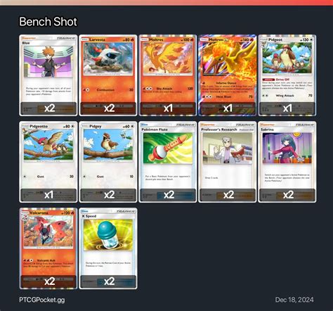 Bench Shot Pokémon Tcg Pocket