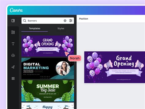 แบนเนอร์ การพิมพ์แบนเนอร์ไวนิลและแบนเนอร์อื่นๆ Canva