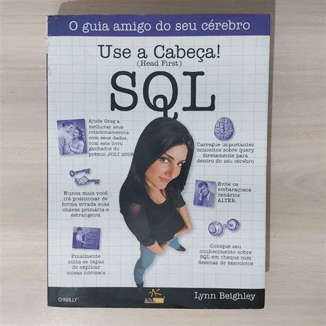 Livro Use A Cabeça Sql Head First Lynn Beighley Livro Usado