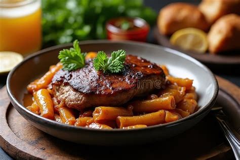 Sauerbraten Presentation Stock Illustration Illustration Of Generative