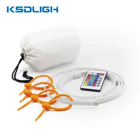 방수 캠핑 Rgb Led 스트립 라이트 랜턴 램프 152m Smd 2835 5v Usb Led 로프 라이트 야외 하이킹 캠프