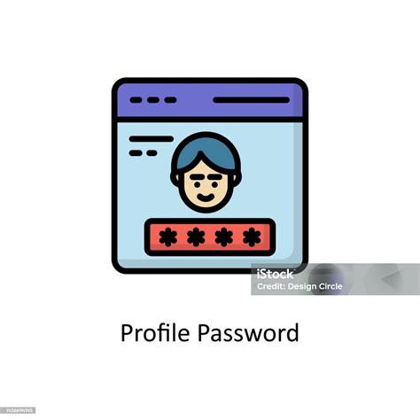 프로파일 암호 벡터 채워진 개요 아이콘 디자인 그림 흰색 배경 Eps 10 파일의 클라우드 컴퓨팅 기호 고객에 대한 스톡 벡터 아트 및 기타 이미지 Istock