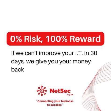 Netsec On Linkedin 0 Risk 100 Reward 📈 Investing In I T Services Is A Big Decision It…