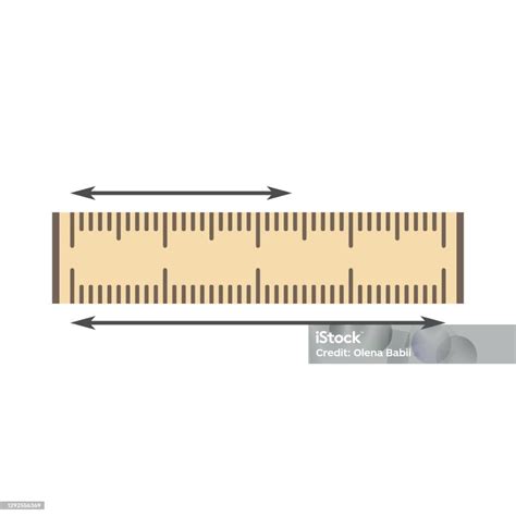 눈금자 아이콘 선 측정 기호의 개념 거리 화살표크기 벡터 그림입니다 개념에 대한 스톡 벡터 아트 및 기타 이미지 개념 거리가 먼 건설 산업 Istock