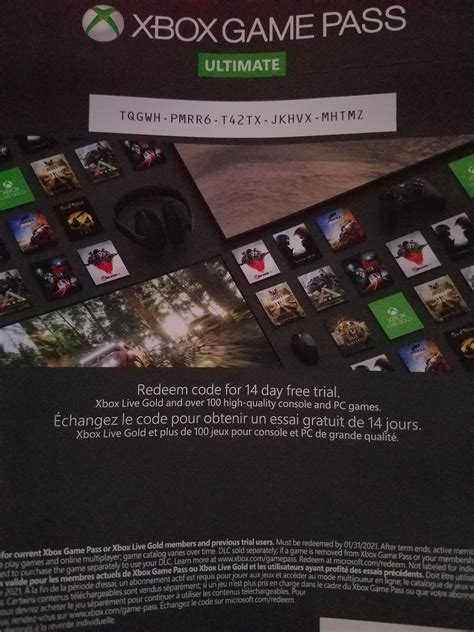 Free 14 Day Trial Of Game Pass Ultimate Rxbox