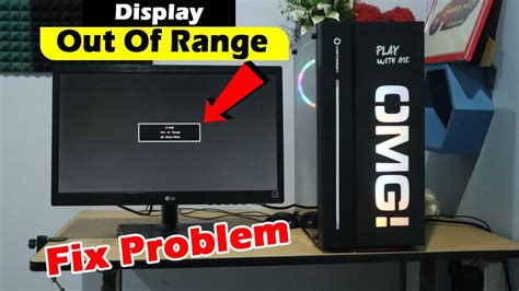 How To Solve Display Out Of Range Problem Monitor Out Of Range Problem Kaise Thik Kare Youtube