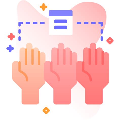 Voting Special Ungravity Gradient Icon