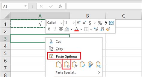 how to insert square root symbol in excel