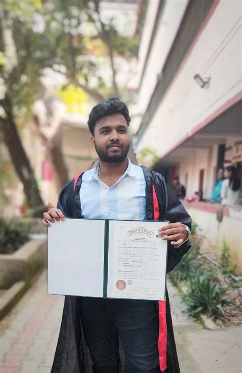 R Amruth On Linkedin Graduationday