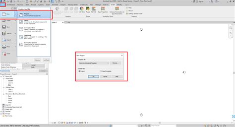 how to set up undet point cloud project in revit undet