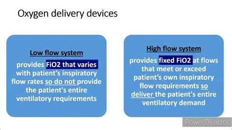 Low Flow V S High Flow Oxygen Delivery Devices Or Systems Pediatrics Youtube