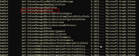 Using Powershell With Microsoft Graph To Query Intune Devices Byteben A Technical Blog