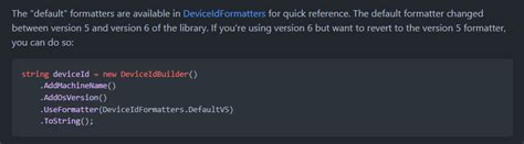migration to v6 · issue 45 · matthewking deviceid · github