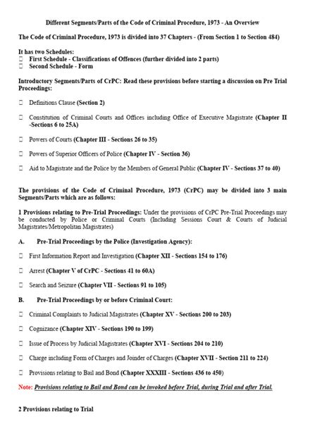 Piyush Sir Crpc Notes Pdf Bail Prosecutor