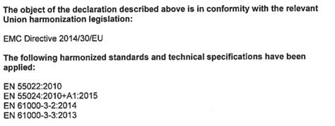 Captivate Bswp Ceeu Declaration Of Conformity Aka Eu Doc Required