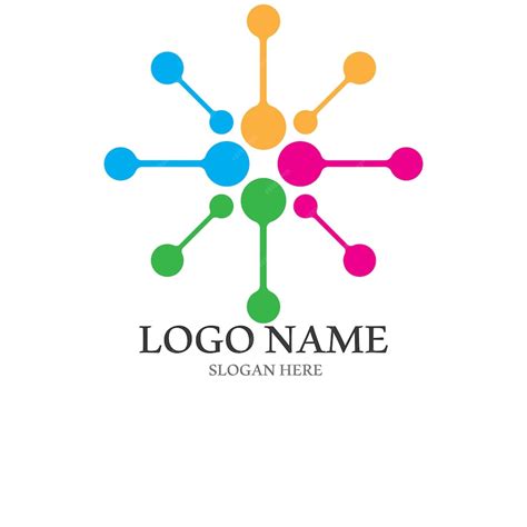 Premium Vector Molecule Vector Illustration Design