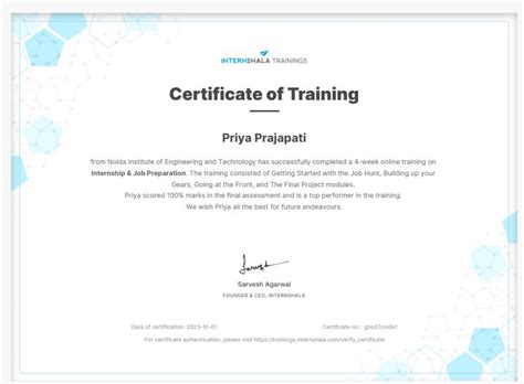 Priya Prajapati On Linkedin I Am Happy To Share That I Have Successfully Completed My Internship