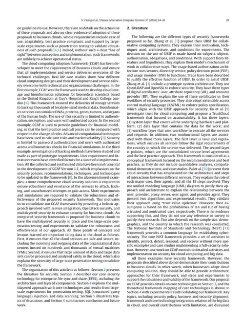 Ccaf Security Framework For Business Clouds Fgcs Journal