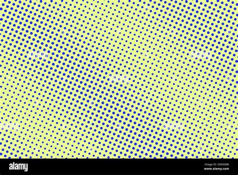 Blue And Yellow Dotted Halftone Vector Background Subtle Halftone Digital Texture Faded Dotted