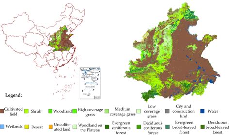 Vegetation Coverage Classification In Some Provinces And Cities In China Download Scientific