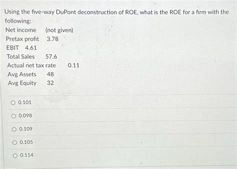 solved using the five way dupont deconstruction of roe what