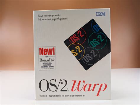 Ibm Os 2 Warp Version 3 Upgrade Blue Spine Edition W Bonus Pak Pricetronic