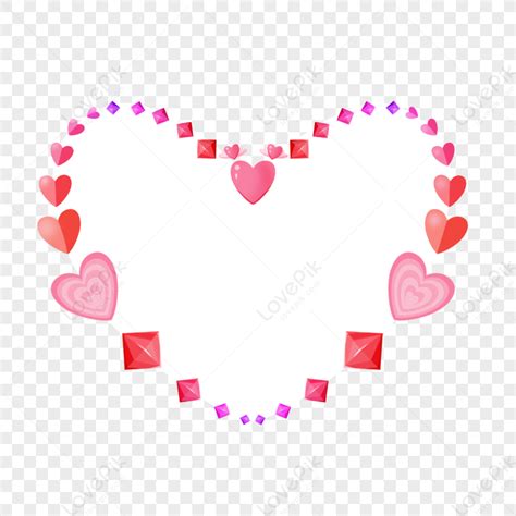 하트 모양의 대화 상자 Png 일러스트 무료 다운로드 Lovepik