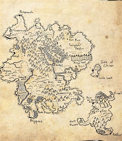 How To Draw A Fantasy Map By Hand